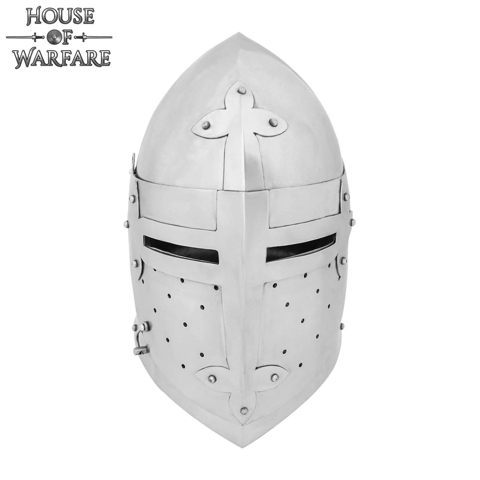 ⭐ 14th Century Medieval Knight Bascinet Helmet 16 gauge - Medieval Shop ...