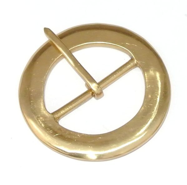 ⭐ Round Brass Belt Buckle - Medieval Shop at House of Warfare