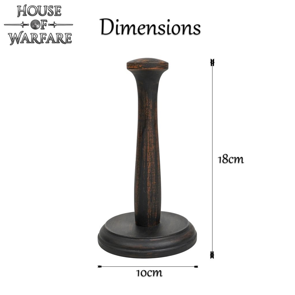 ⭐ Handcrafted Genuine Wood Mini Helmet Stand - Medieval Shop at House ...