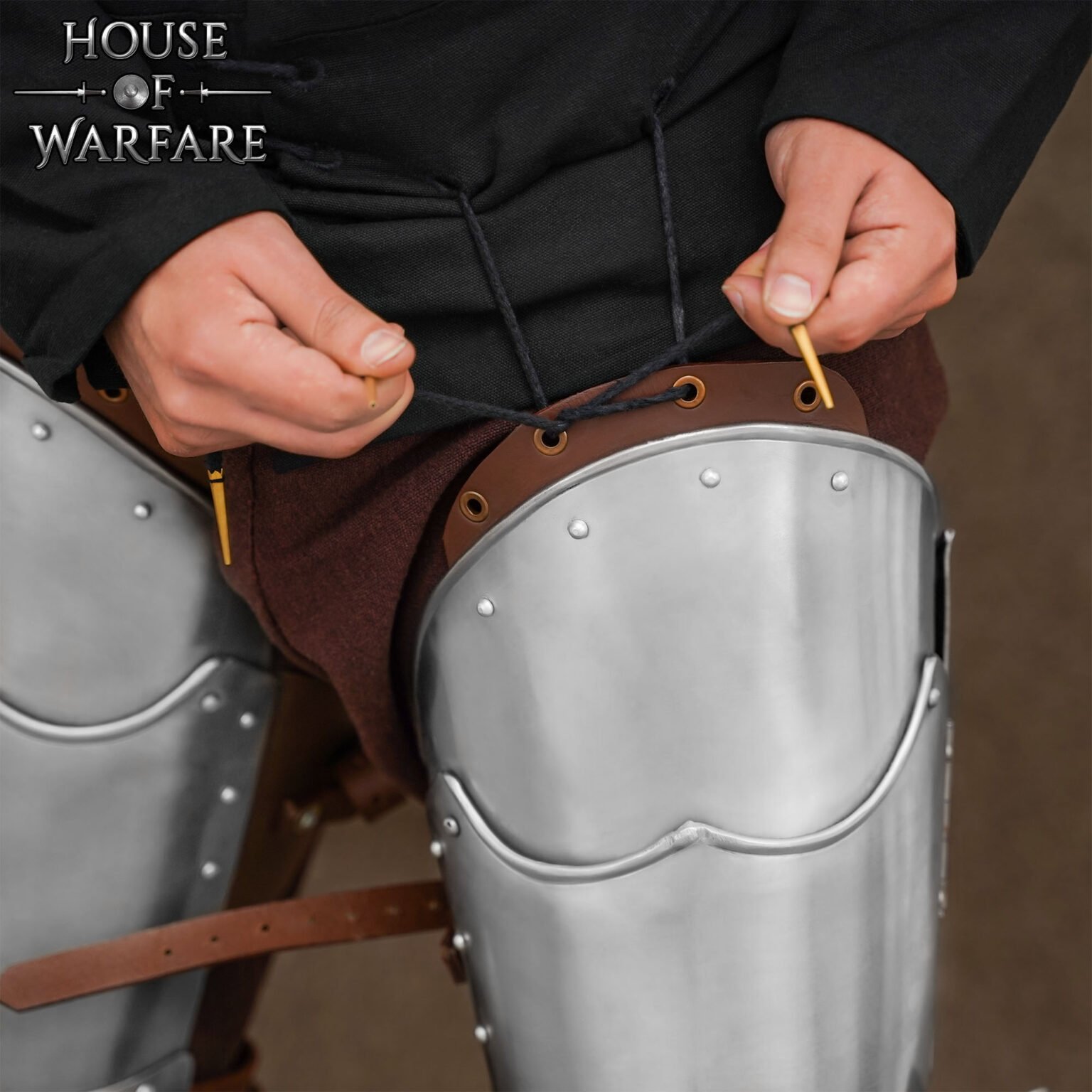 ⭐ Medieval Leg Armor Set – Cuisse, Poleyn & Greave , LARP, Stage ...
