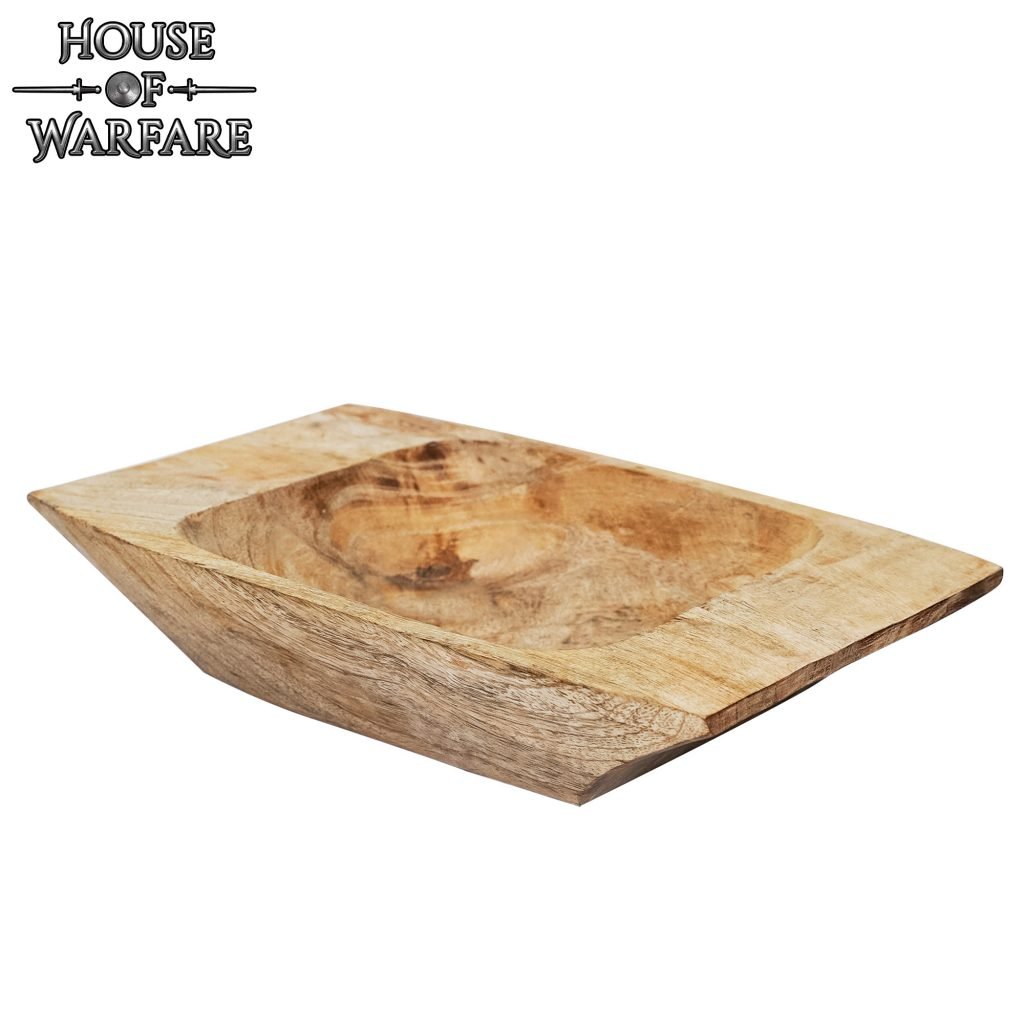 ⭐ Hand Carved Medieval Genuine Wooden Tray - Medieval Shop at House of ...