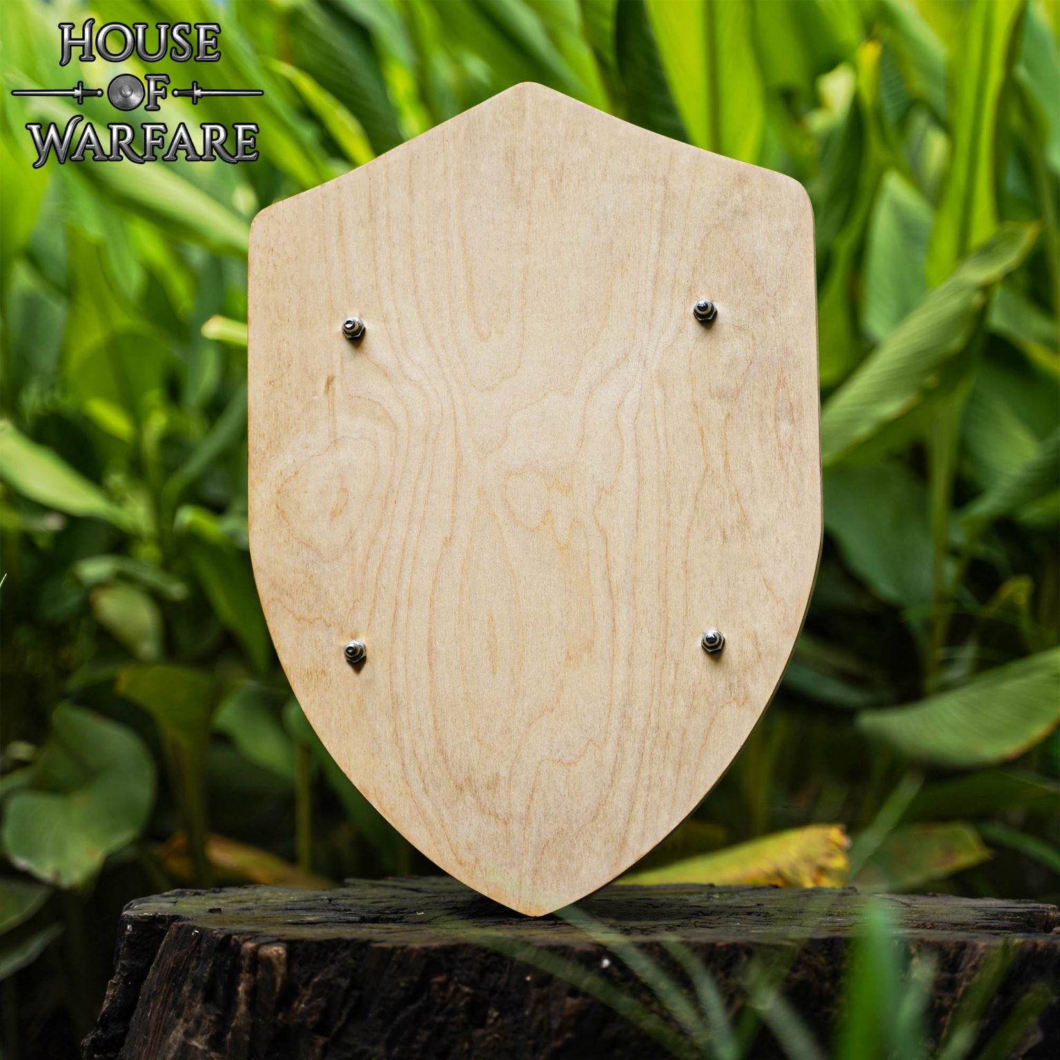 ⭐ Customizable Wooden Shield Natural Small - Medieval Shop at House of ...