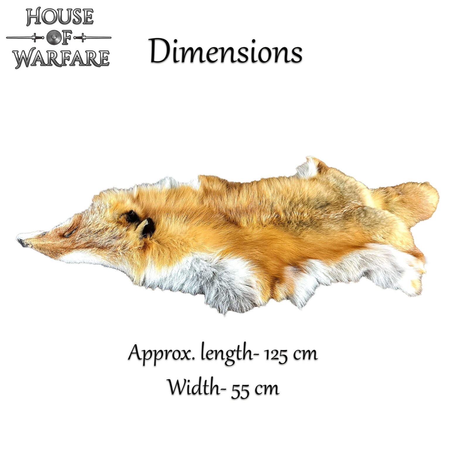 ⭐ Medieval Fantasy Viking Natural Fox Fur - Medieval Shop at House of ...