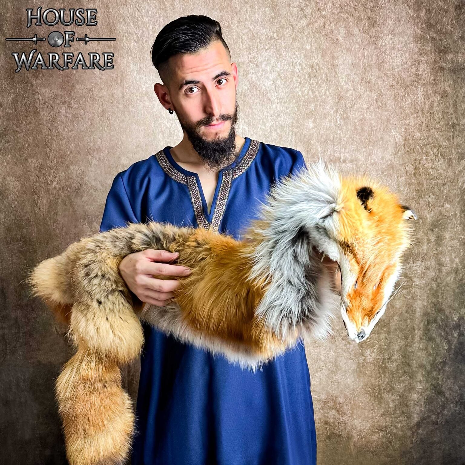 ⭐ Medieval Fantasy Viking Natural Fox Fur - Medieval Shop at House of ...